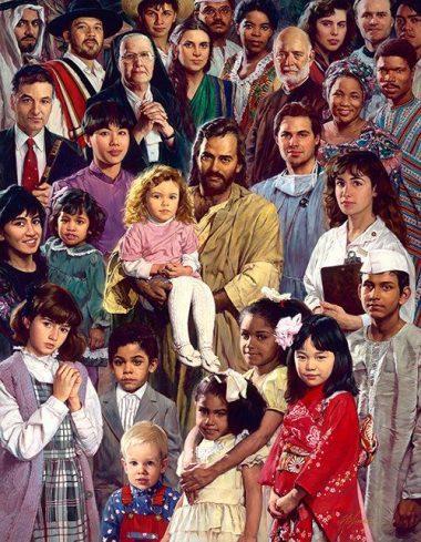 Beautiful Family with Jesus Christ Pictures