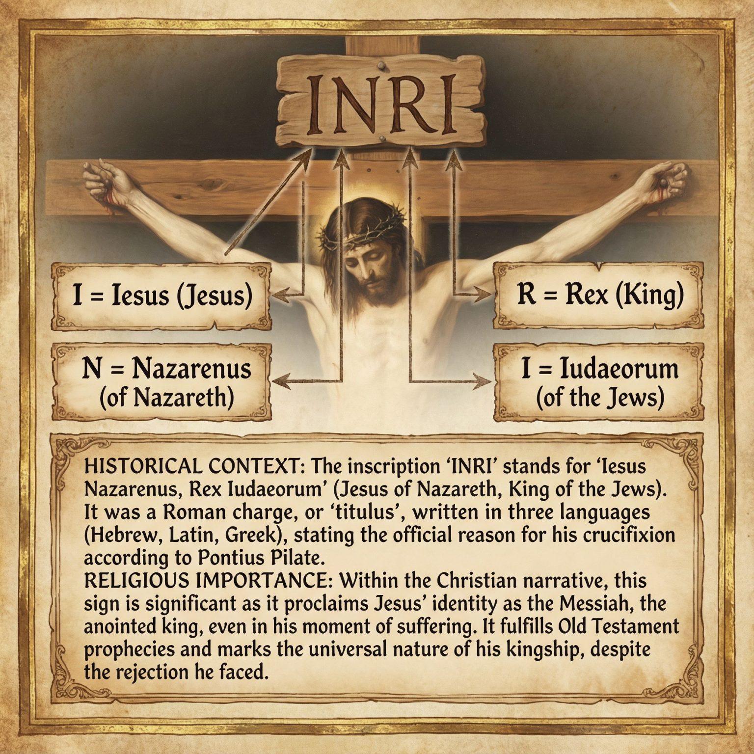 What Does INRI on a Crucifix Really Mean?