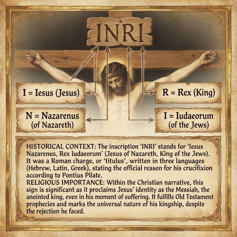 What Does INRI on a Crucifix Really Mean?