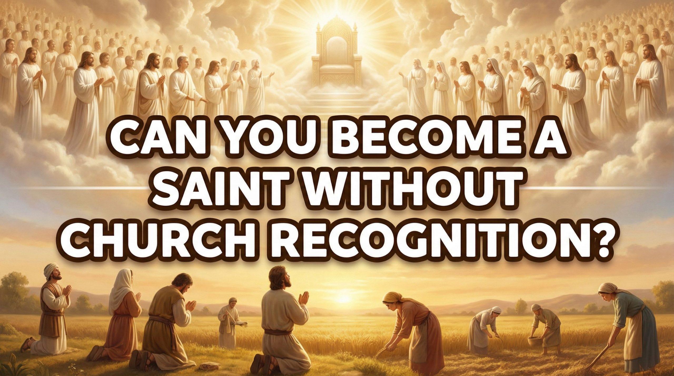 Can You Become a Saint Without Church Recognition?