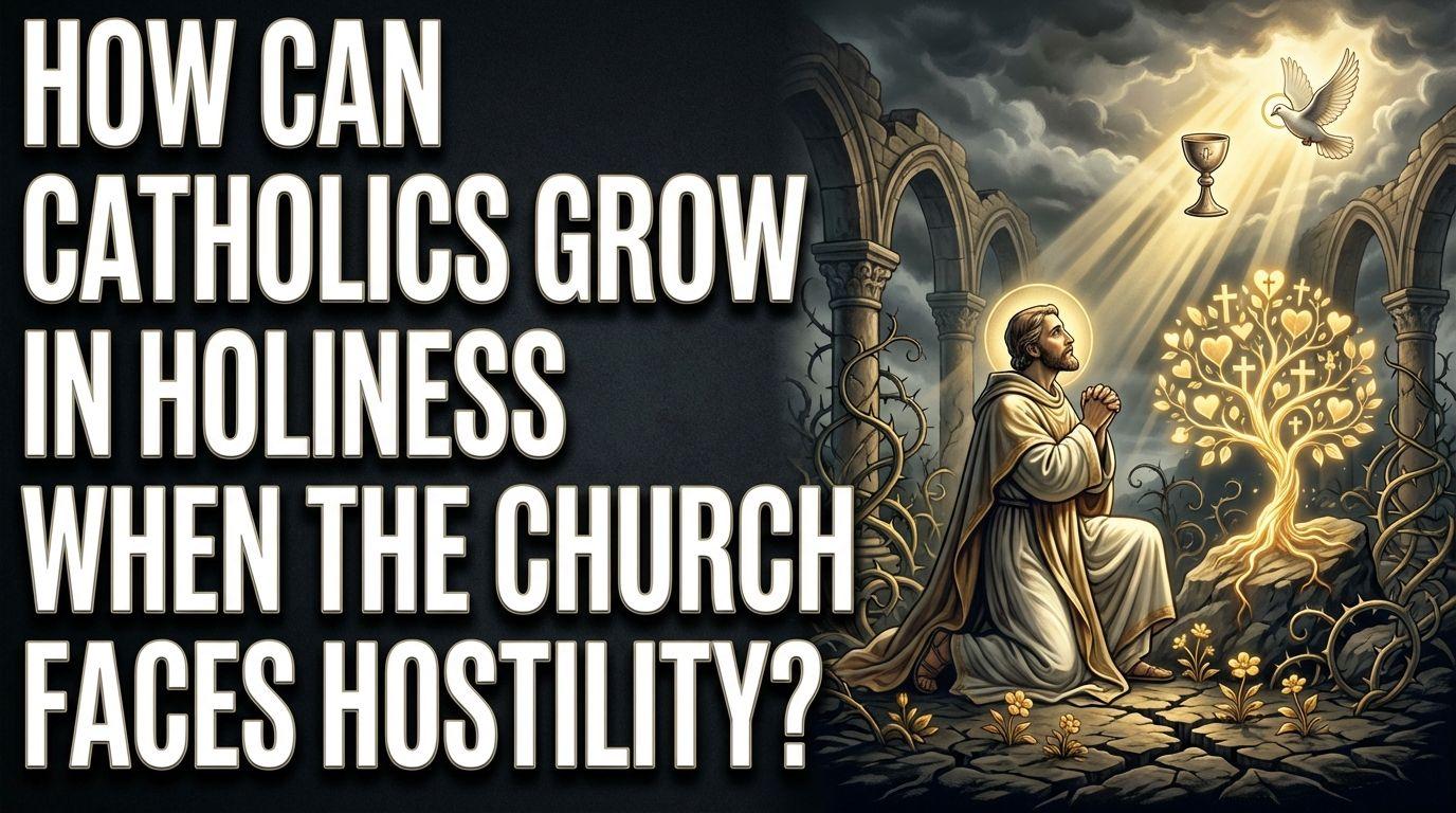How Can Catholics Grow in Holiness When the Church Faces Hostility?