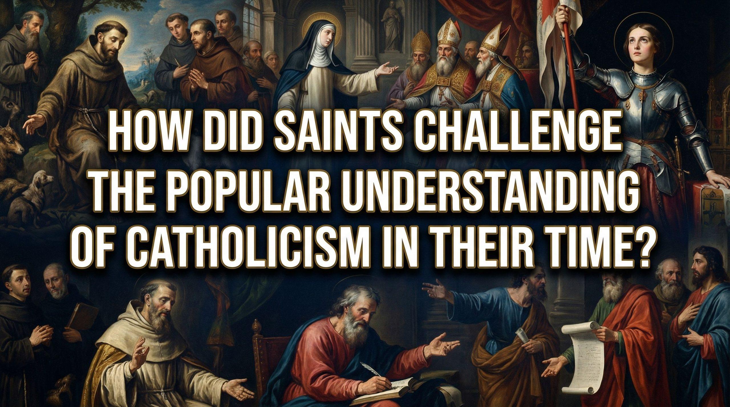 How Did Saints Challenge the Popular Understanding of Catholicism in ...