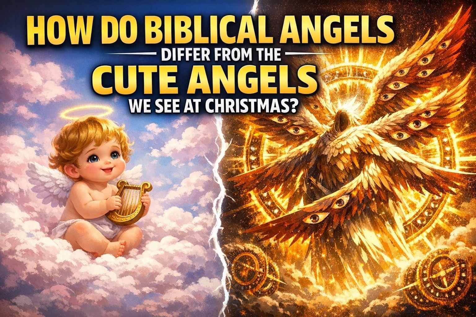 How Do Biblical Angels Differ From the Cute Angels We See at Christmas?