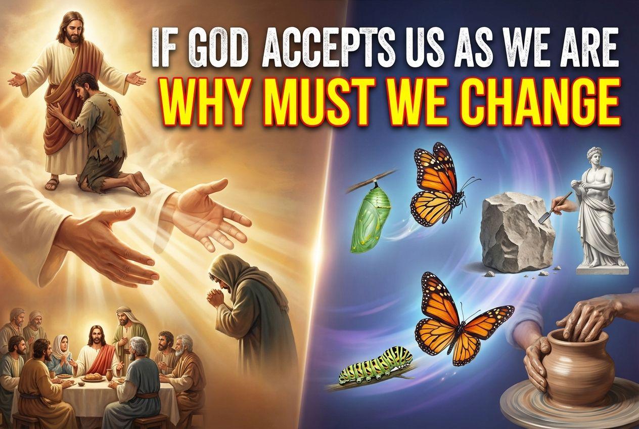 If God Accepts Us as We Are, Why Must We Change?