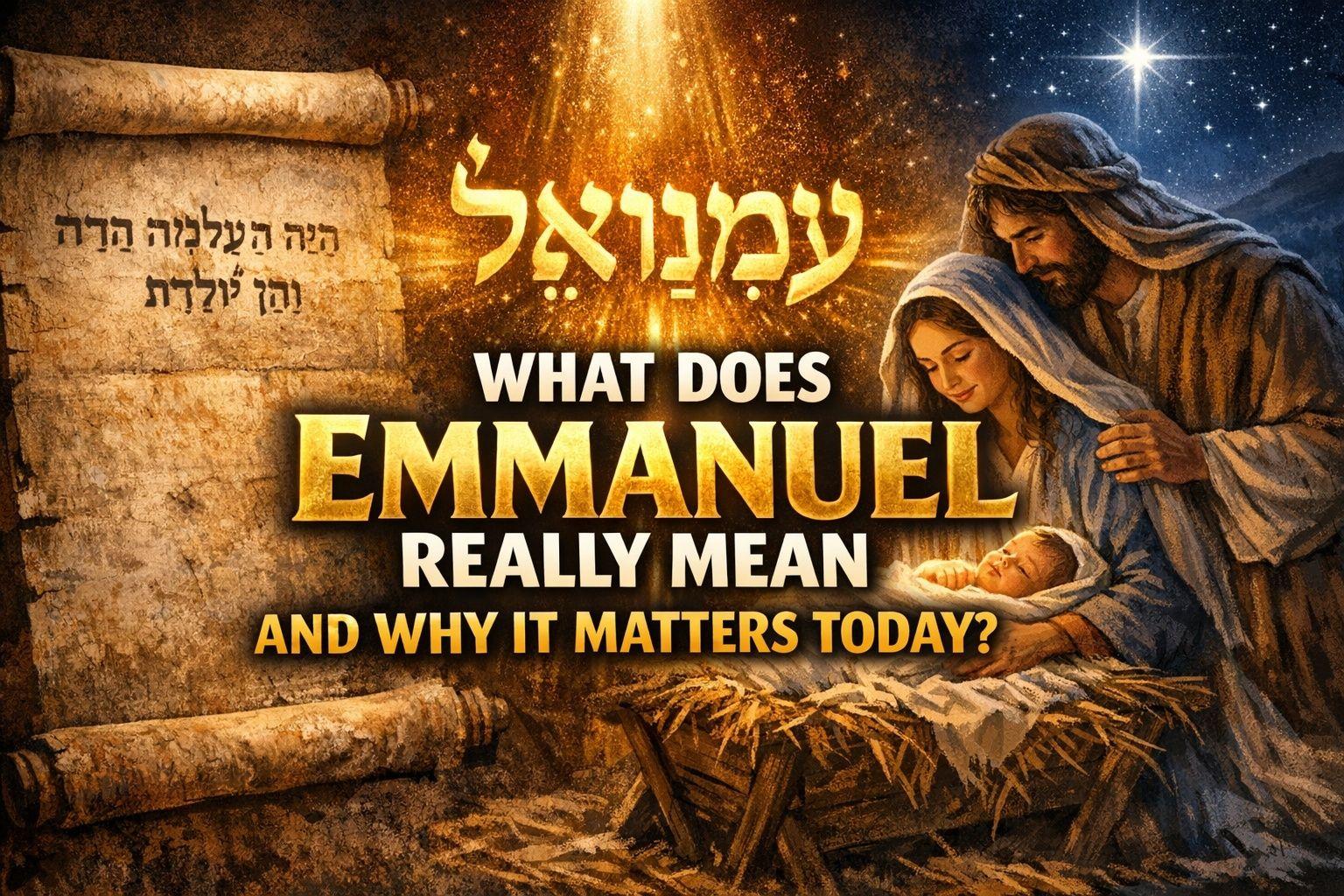 What Does “Emmanuel” Really Mean and Why It Matters Today?