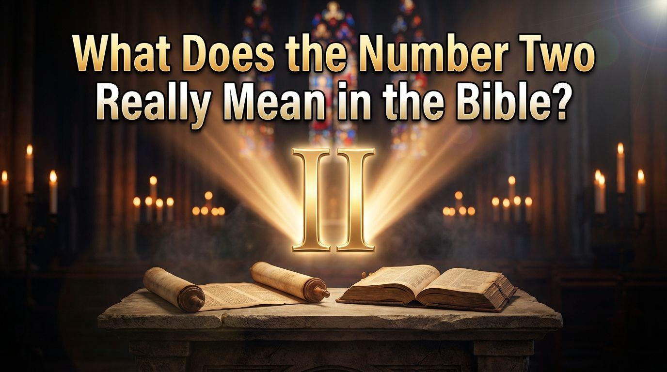 What Does the Number Two Really Mean in the Bible?