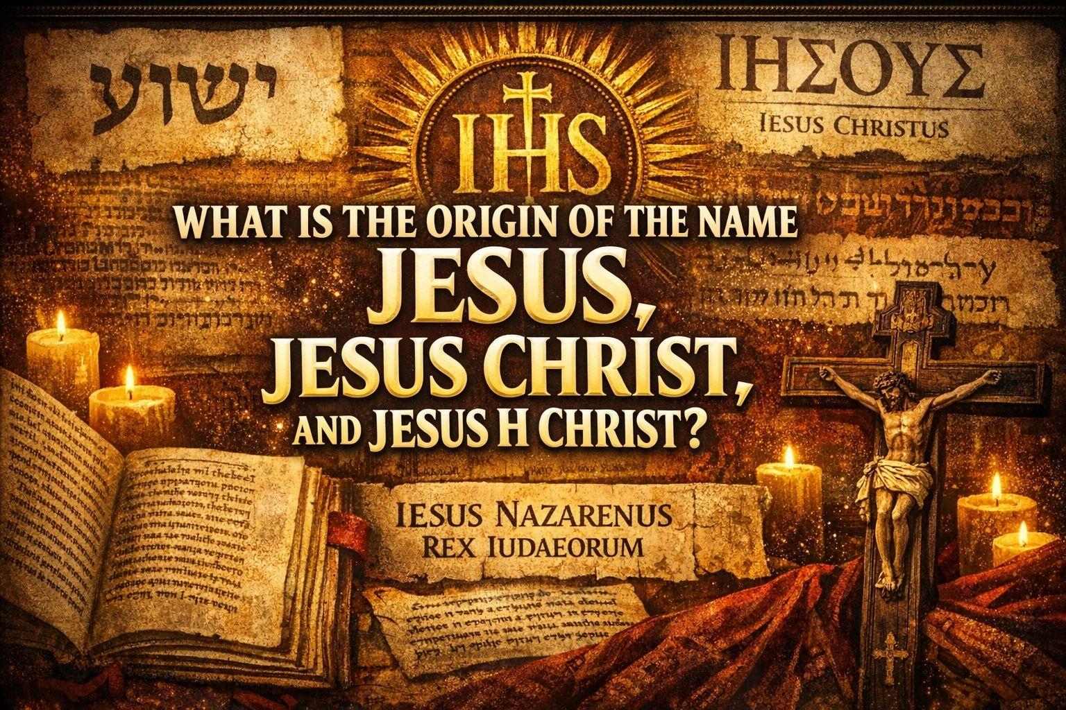 What Is the Origin of the Name Jesus, Jesus Christ, and Jesus H Christ?