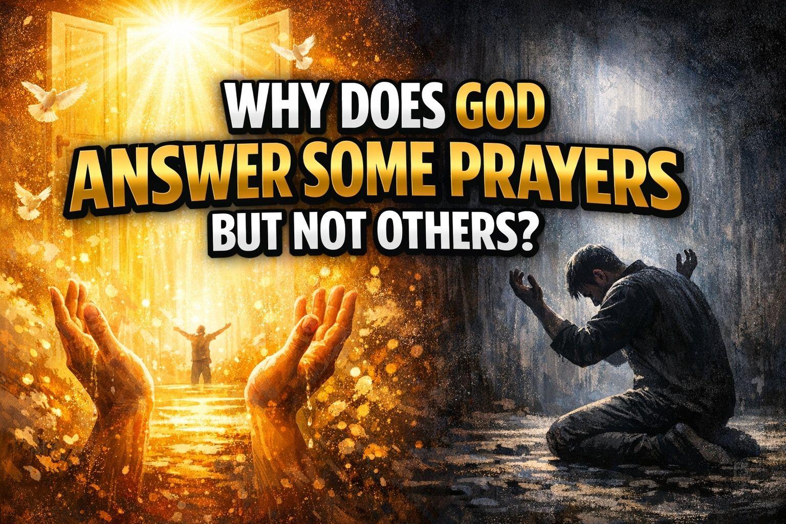 Why Does God Answer Some Prayers But Not Others?