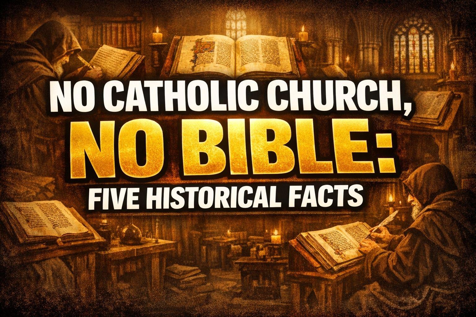 No Catholic Church, No Bible: Five Historical Facts